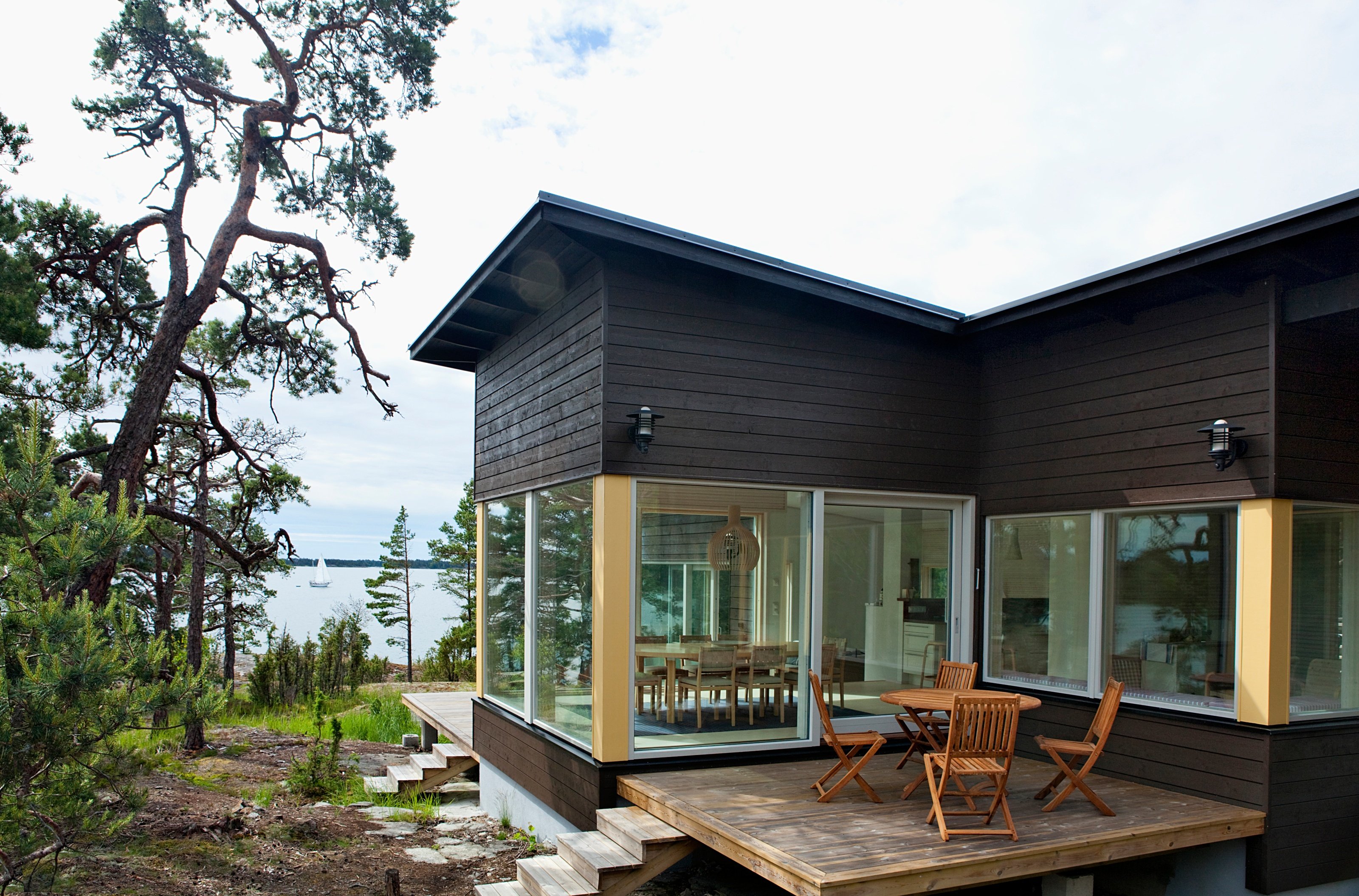 Huvila ja saunatupa Strömsön saaressa